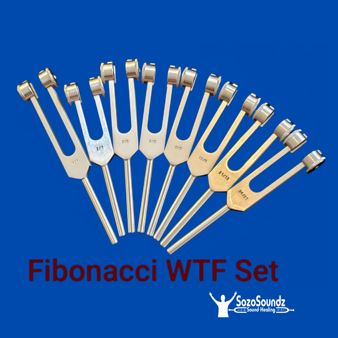 Fibonacci Tuning Forks-Shop Standard Set of 8 Fibonacci Tuning Forks! – SozoSoundz Tuning Forks
